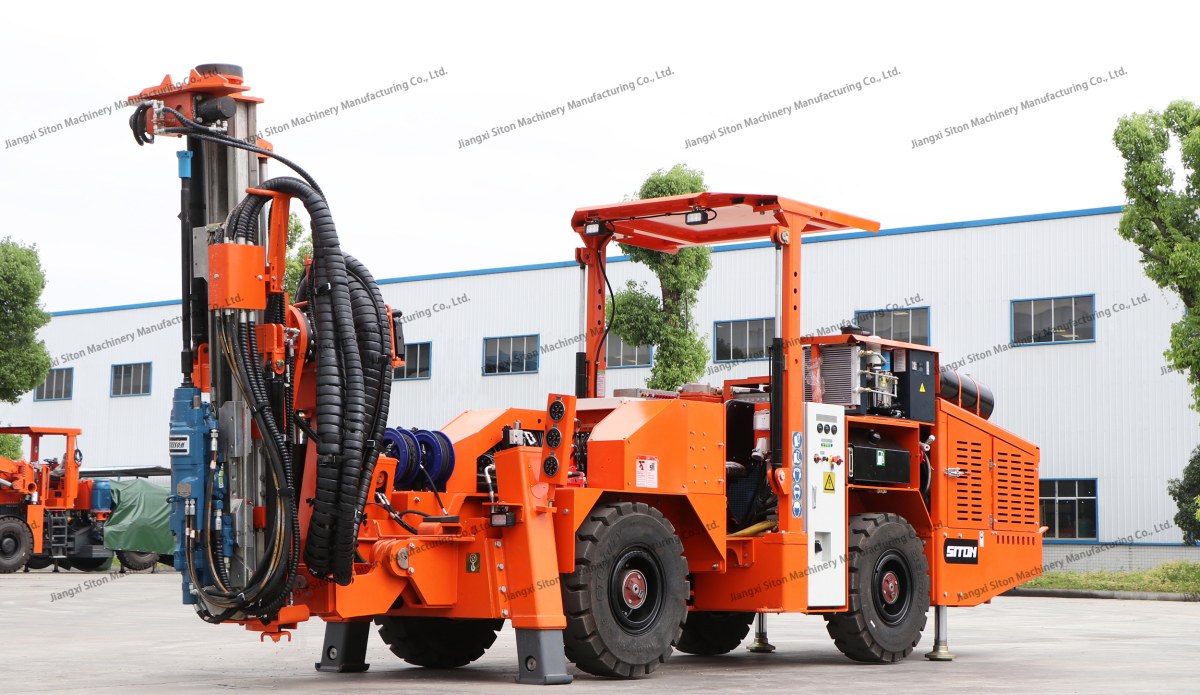 Siton DS3 Rock Bolting Rig and DL2 Production Drill Rig in Tajikistan ...