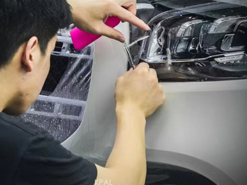 Why is it said that "white cars can only be wrapped with best clear bra ...