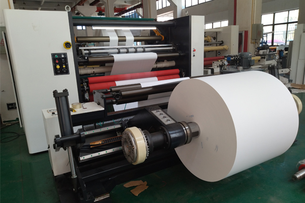 Paper Roll Slitter Rewinder Machine For Hot Drink Cold Drink Paper Cups ...