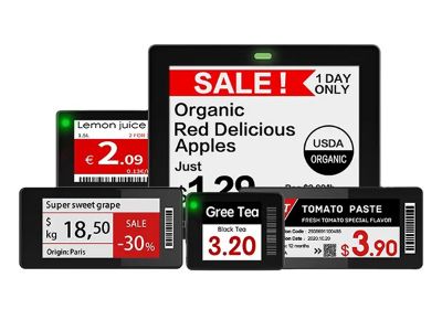 Electronic price tags have significant advantages over paper price tags ...
