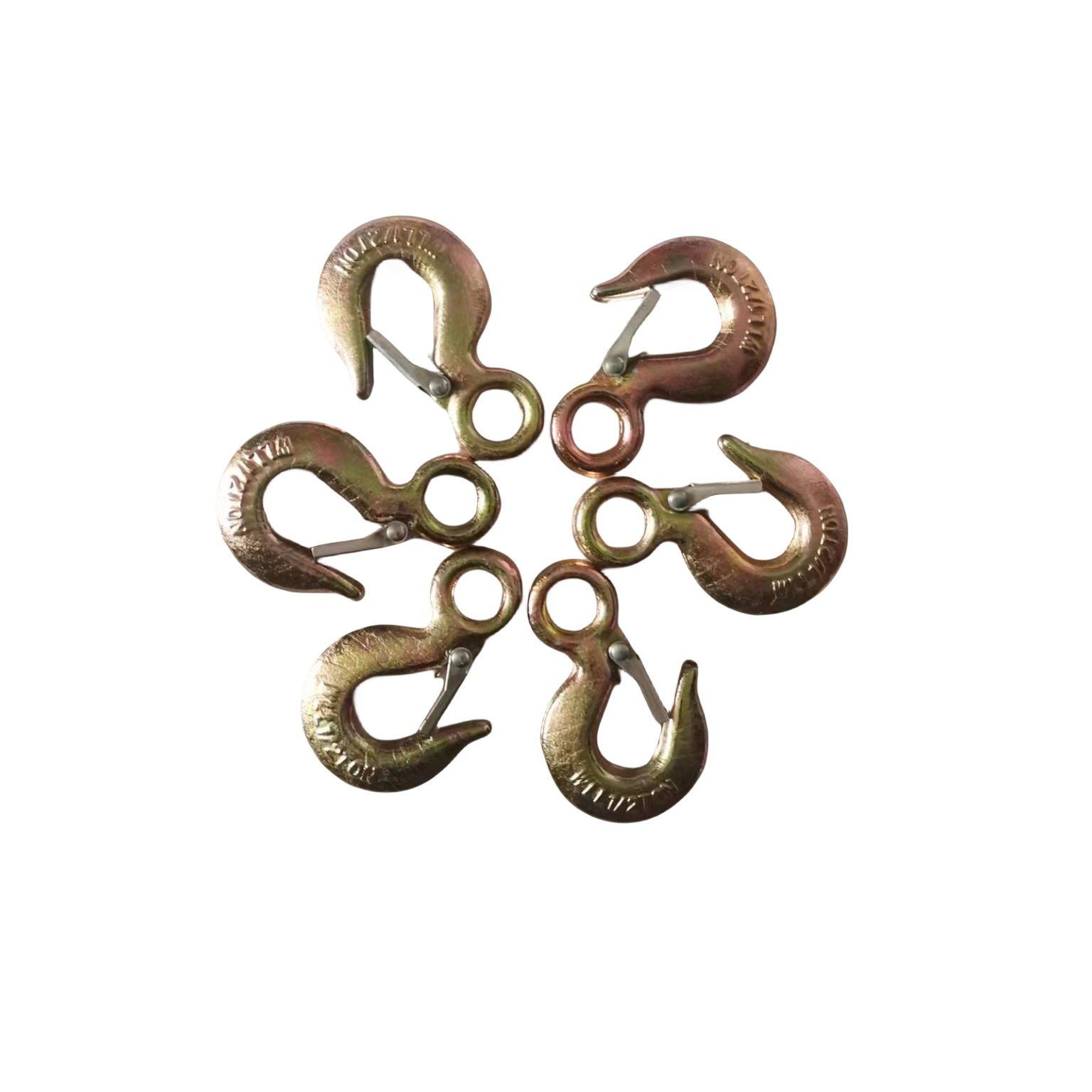 Drop Forged Painted Us Type Eye Hoist Eye Slip Hooks with Latches ...