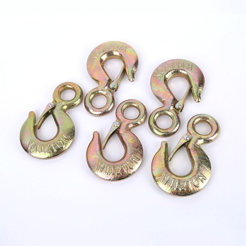 Drop Forged Painted Us Type Eye Hoist Eye Slip Hooks with Latches ...