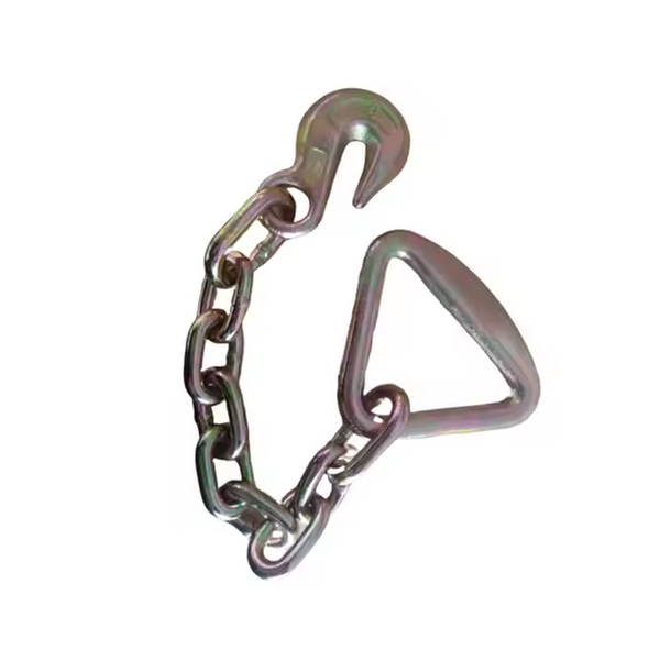 G70 USA Standard Chain with Delta Ring and Grab Hooks Each on One End ...