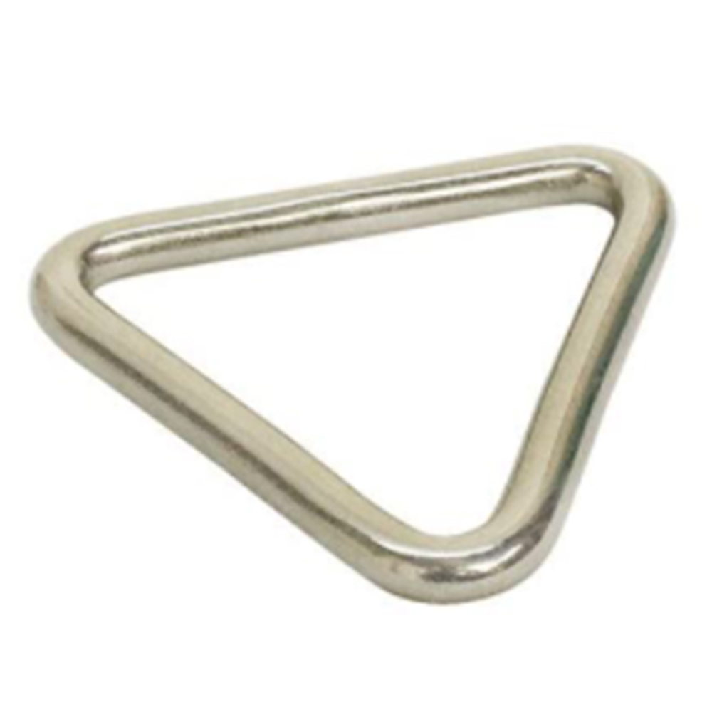 Welded Ring Stainless Steel Seamless Welding Metal Triangular Loops SS ...