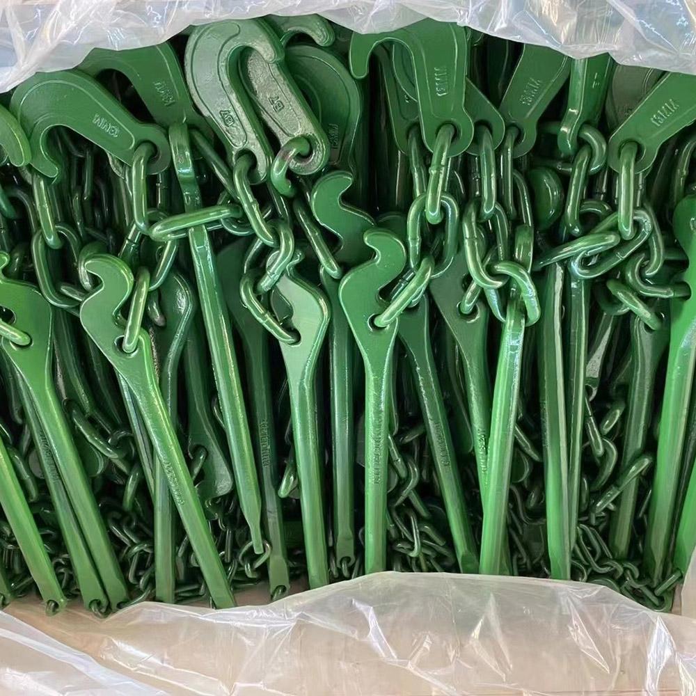 Red Painted Drop Forged Lashing Chain Tension Lever 512mm Lashing Lever ...