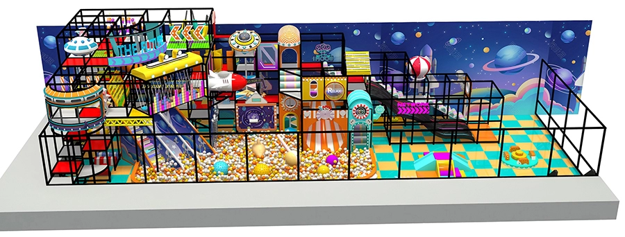 Space-themed indoor children's playground equipment - Amirplay ...
